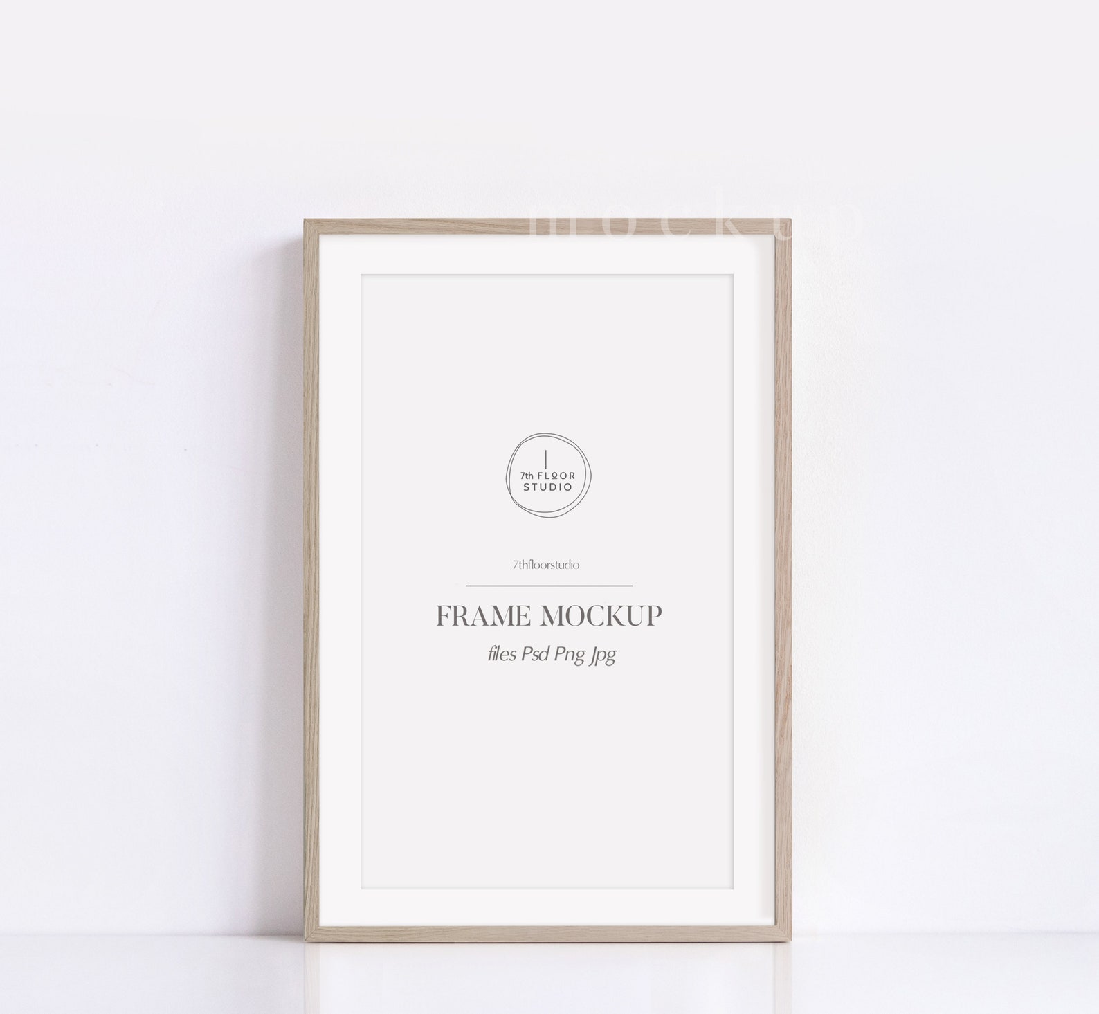 Frame Mockup for Poster, Simple Frame Mockup, Psd, Minimalist Mockup ...