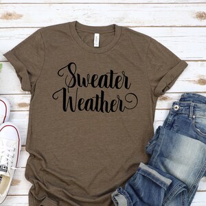 It's Sweater Weather Shirt Fall Shirt Winter Shirt Shirts for Women - Etsy