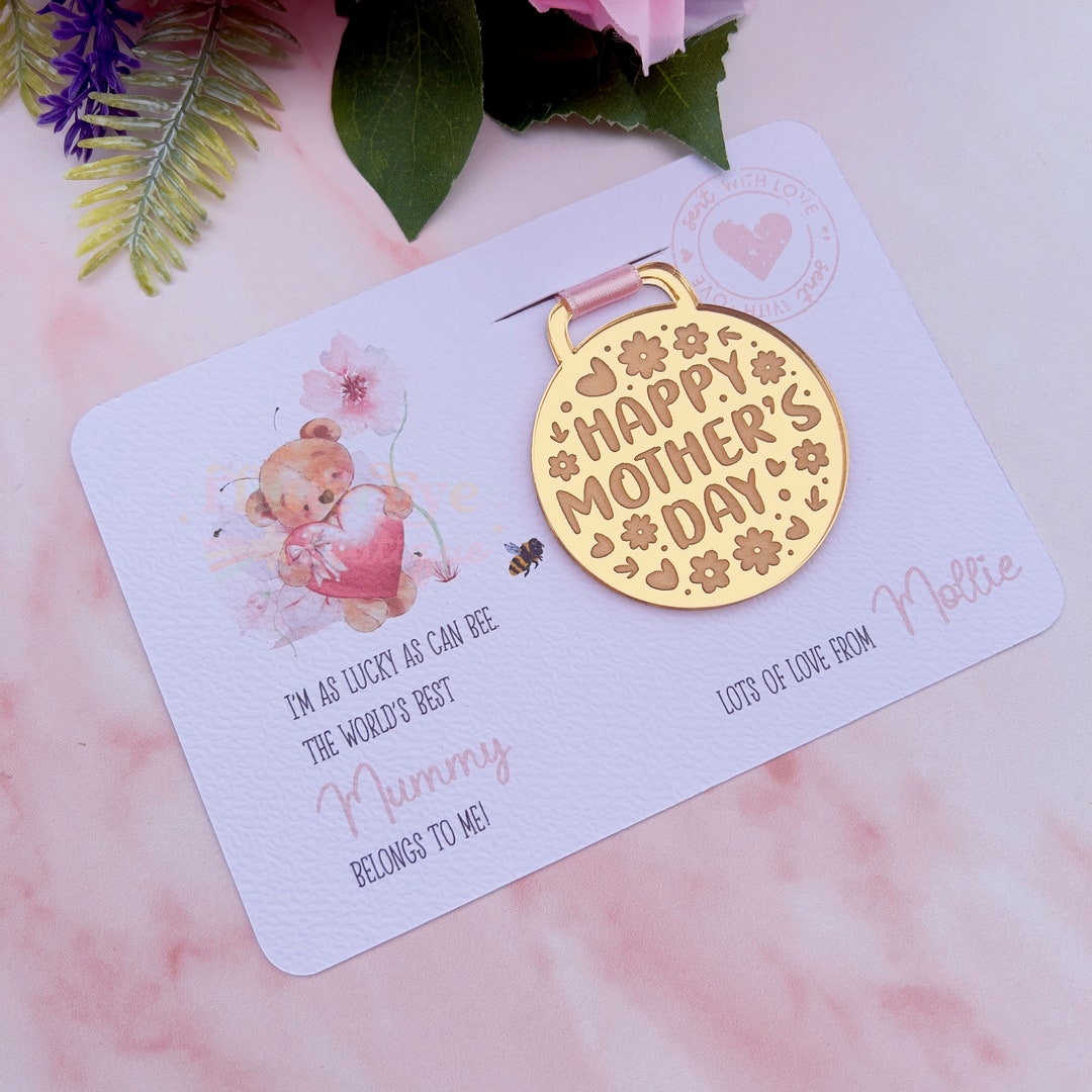 Mothers Day Medal, Gift for Mom, Thank You Mum, Best Mummy - Etsy