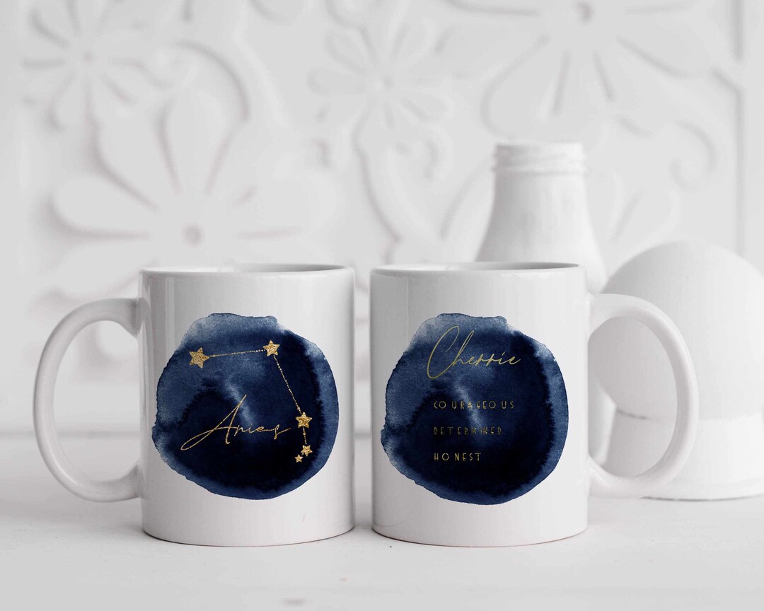 Personalised Mug With Star Sign, Zodiac Cup, Astrology Gift - Etsy