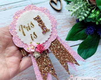 First Birthday Badge - Etsy UK