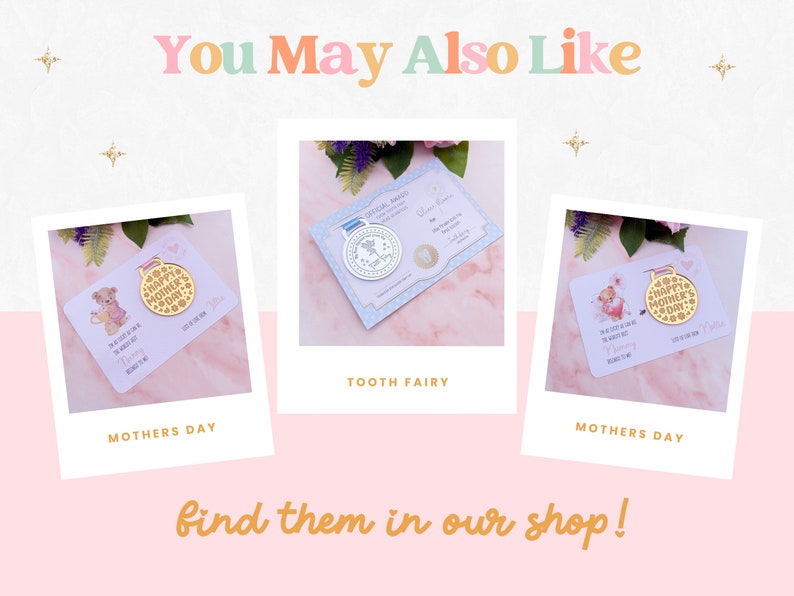 Mothers Day Medal, Gift for Mom, Thank You Mum - Etsy