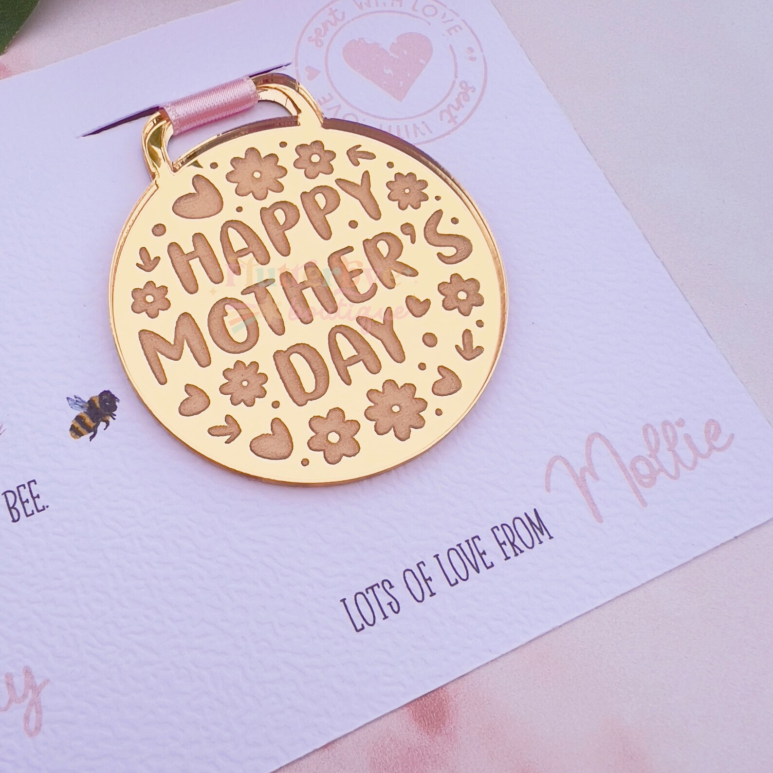 Mothers Day Medal, Gift for Mom, Thank You Mum, Best Mummy - Etsy