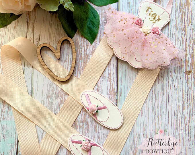 White Ballerina Tutu Bow Holder to Organise Your Collection of - Etsy