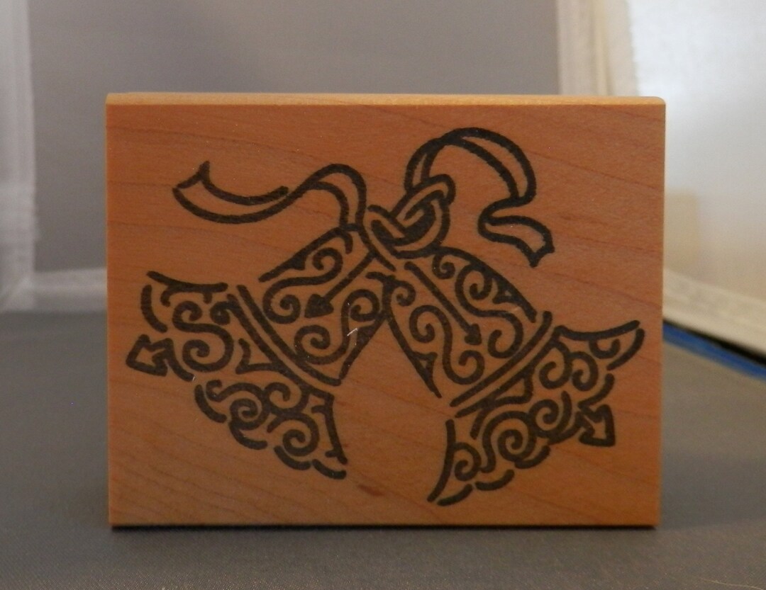Wedding Bells Rubber Stamp - Etsy