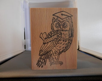 Graduation Owl Vinyl Sticker - Etsy