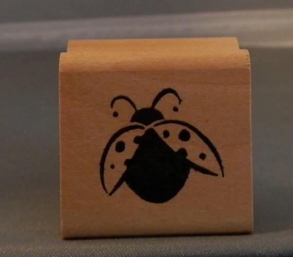 Ladybug Rubber Stamp | Etsy