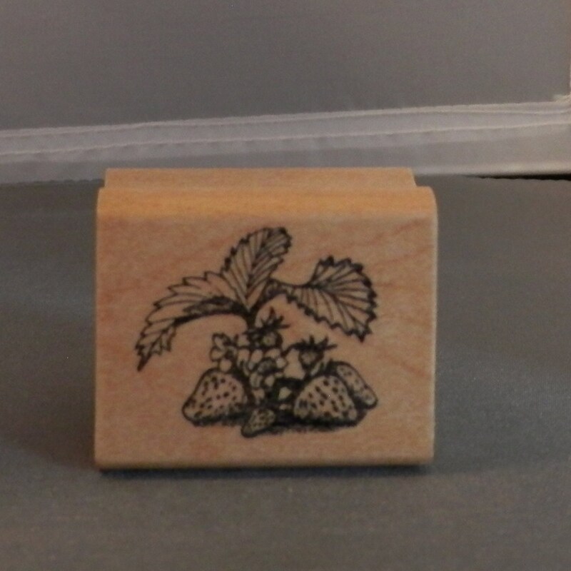 Strawberry Stamp - Etsy