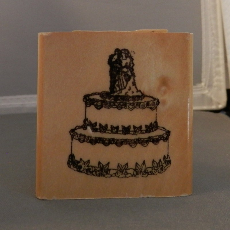 Cake Rubber Stamp - Etsy