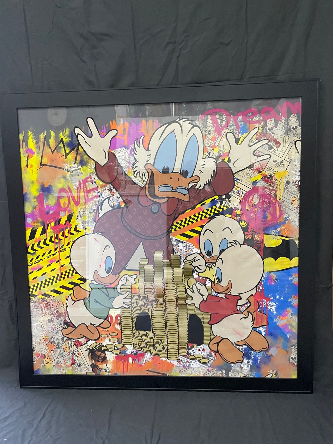 Original 1/1 Limited Edition Urban Art Graffiti Artist Signed by Caspa ...