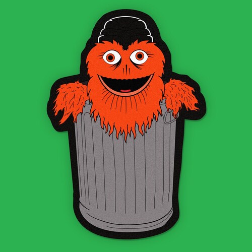 Gritty Vinyl Sticker - Etsy