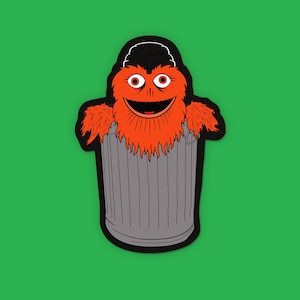 Gritty the Grouch | Philadelphia Flyers Mascot NHL Vinyl Sticker - Etsy