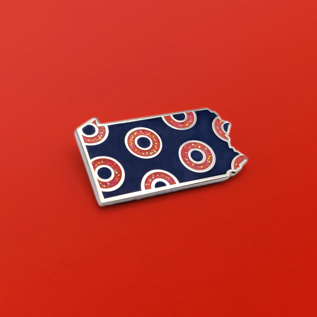 Donut State Pin - Pennsylvania | United States of Fishman Soft Enamel ...