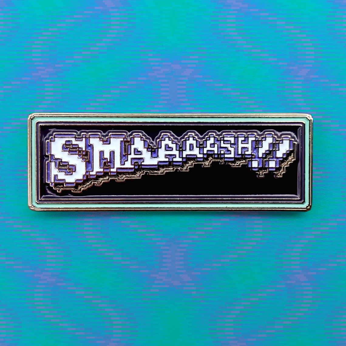 Earthbound SMAAAASH Glow-in-the-dark Soft Enamel Pin - Etsy