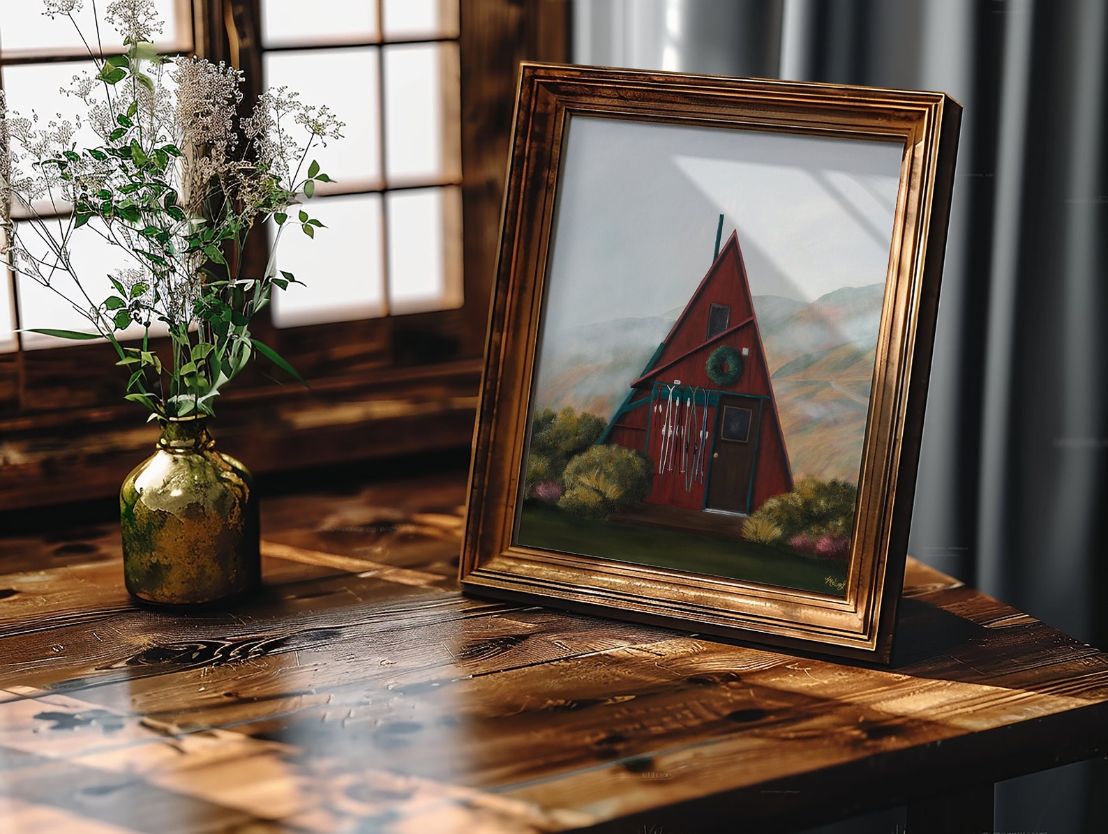 Moody Hatcher Pass Cabin Alaska Fine Art Print - Etsy