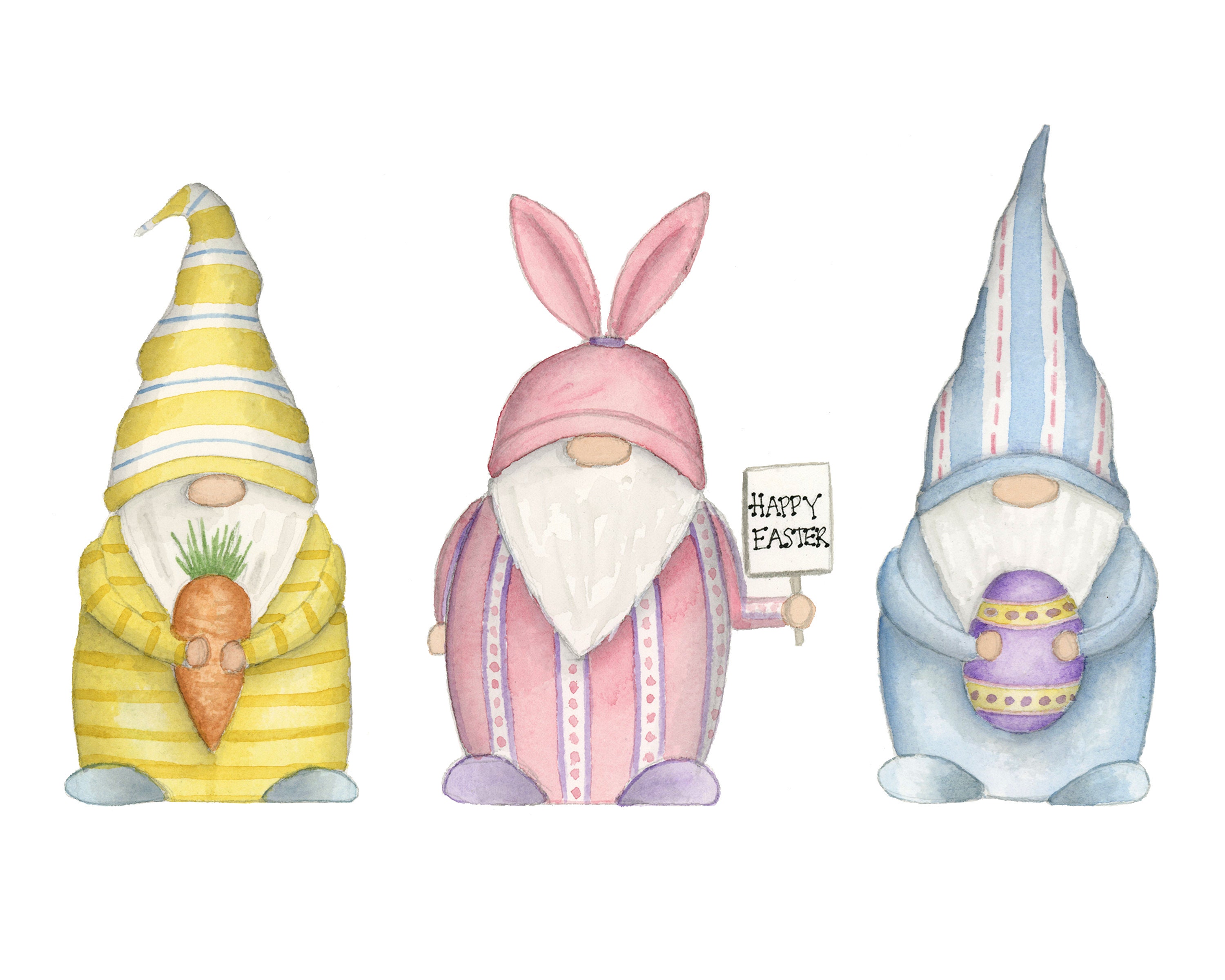 Easter Gnome Printable Easter Decorations Spring Decor - Etsy