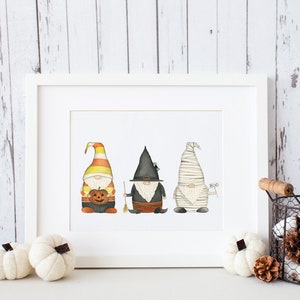 DIGITAL DOWNLOAD Halloween Wall Decor - Halloween Gnome Printable ...