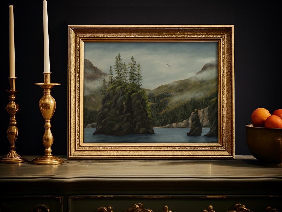 Kenai Fjords Water Art, Moody Mountain Art, Denali Alaska Fine Art ...