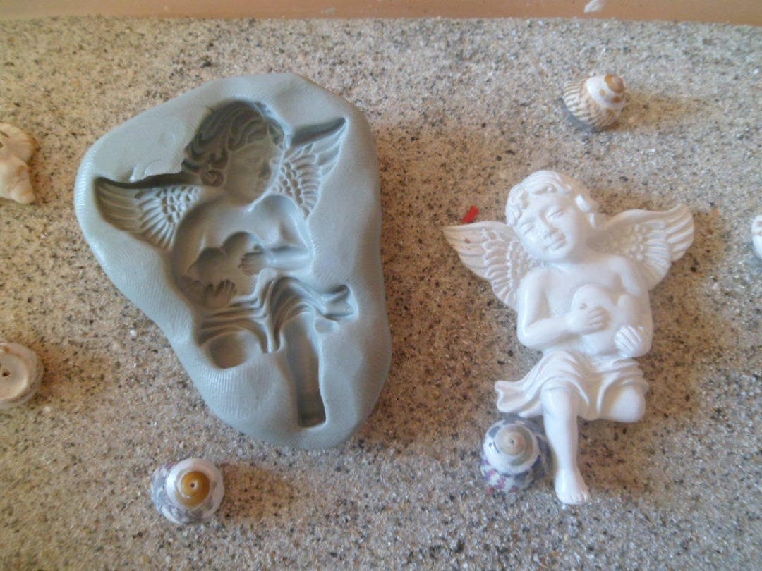 Silicone Mold Angel With Heart for Fimo Wepam; Clay - Etsy