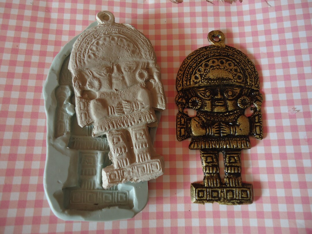 Silicone Mold Totem Inca Maya Gm for Fimo Wepam Clay - Etsy UK