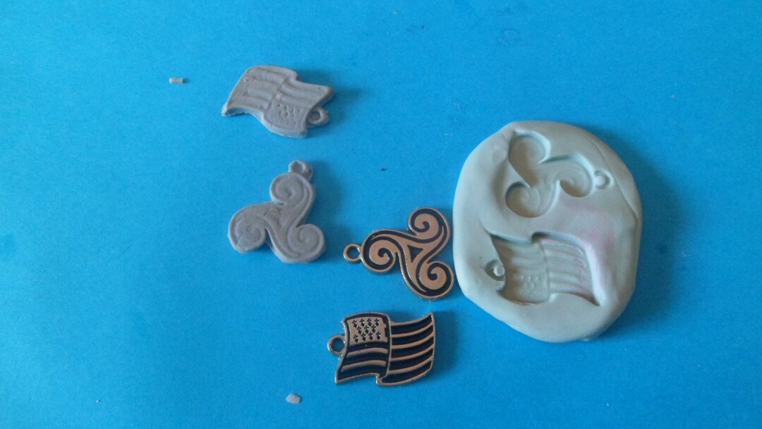 Mini Breton Flag and Triskell Silicone Molds for Fimo Wepam Clay - Etsy