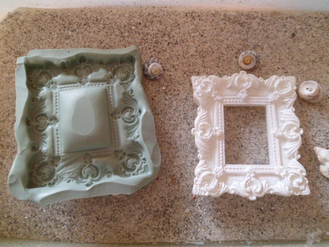 Antique Style Photo Frame Silicone Mold for Fimo Wepam Clay - Etsy
