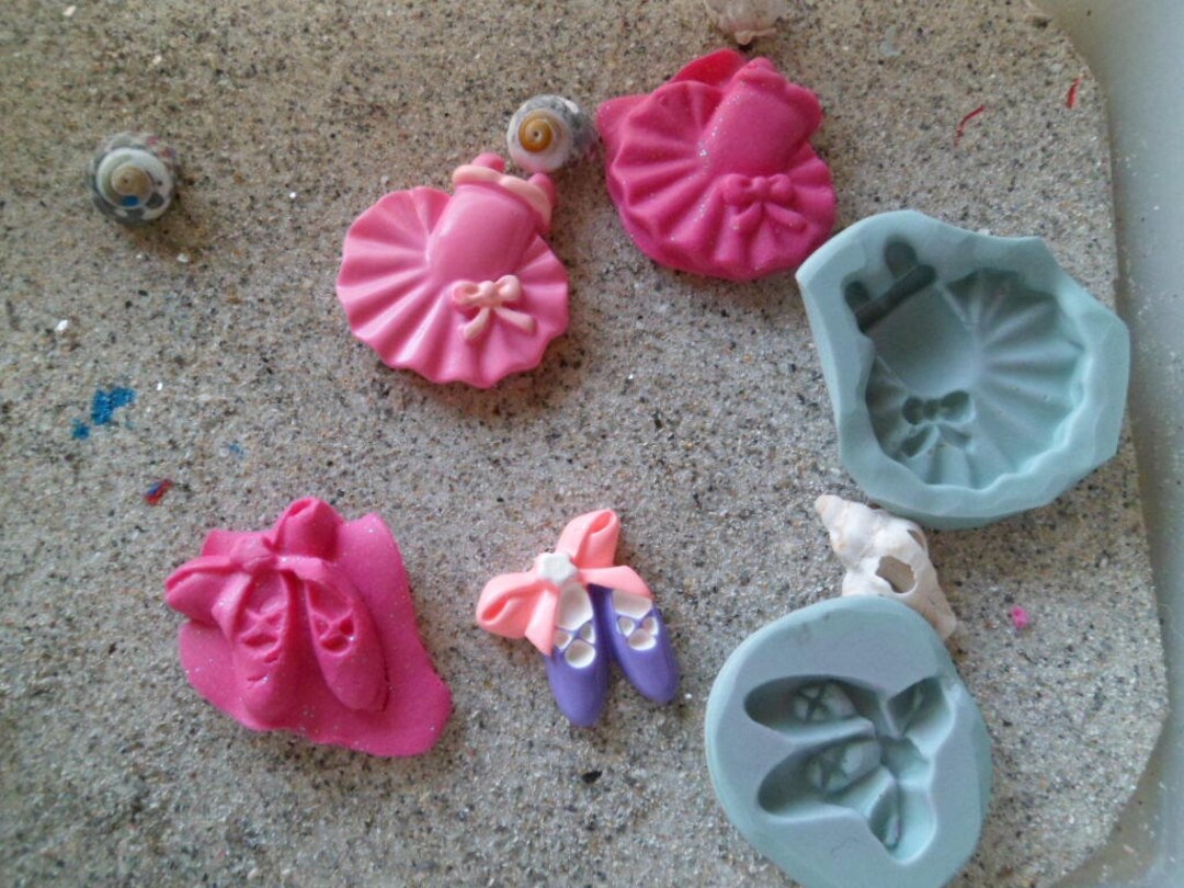 Silicone Tutu and Ballerina Dancer Molds for Fimo Wepam - Etsy