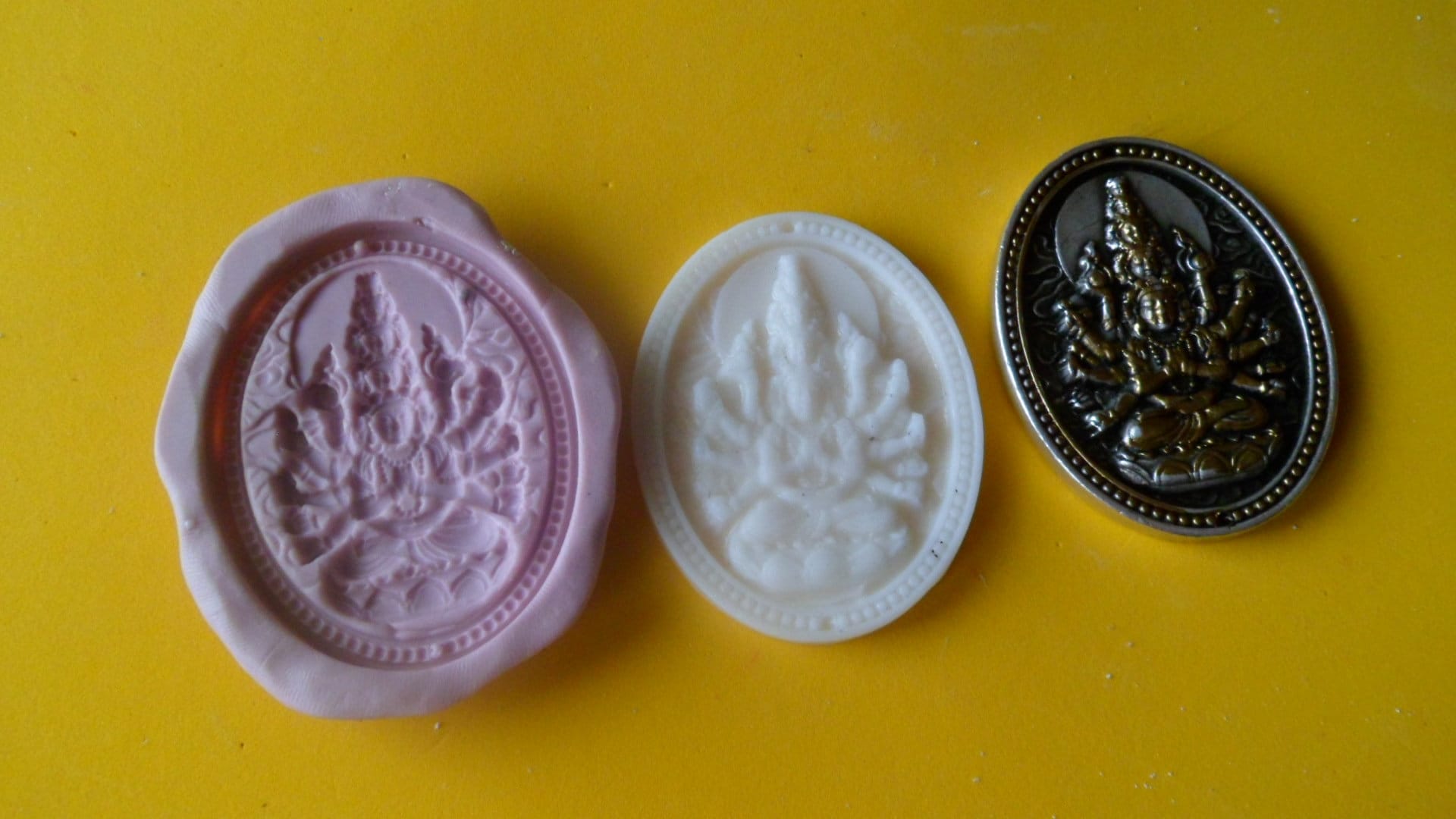 Silicone Mold Medallion Goddess Shiva - Etsy