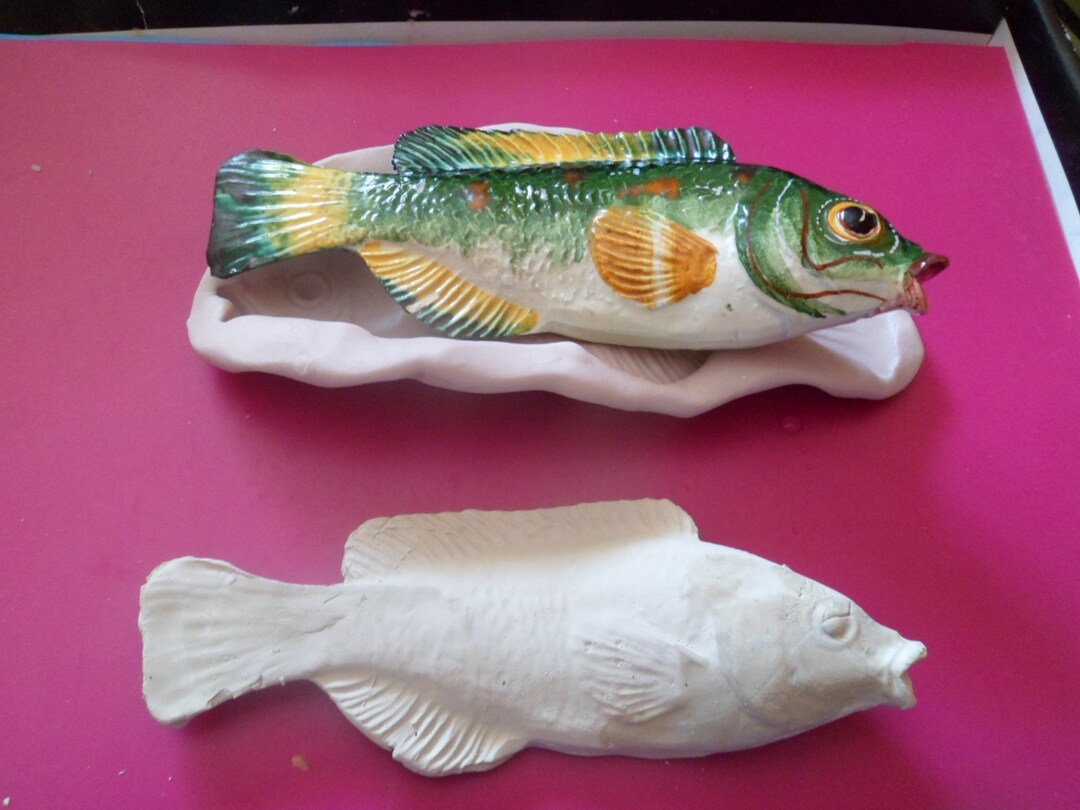 Gm Fish Silicone Mold for Fimo Clay Wepam - Etsy