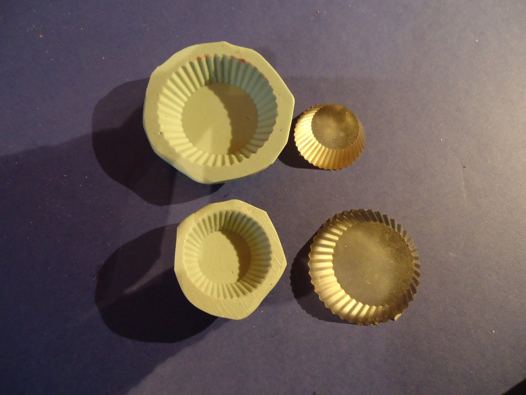 Silicone Cupcake Molds 2 Sizes for Fimo Wepam Clay 2pcs;;clay - Etsy