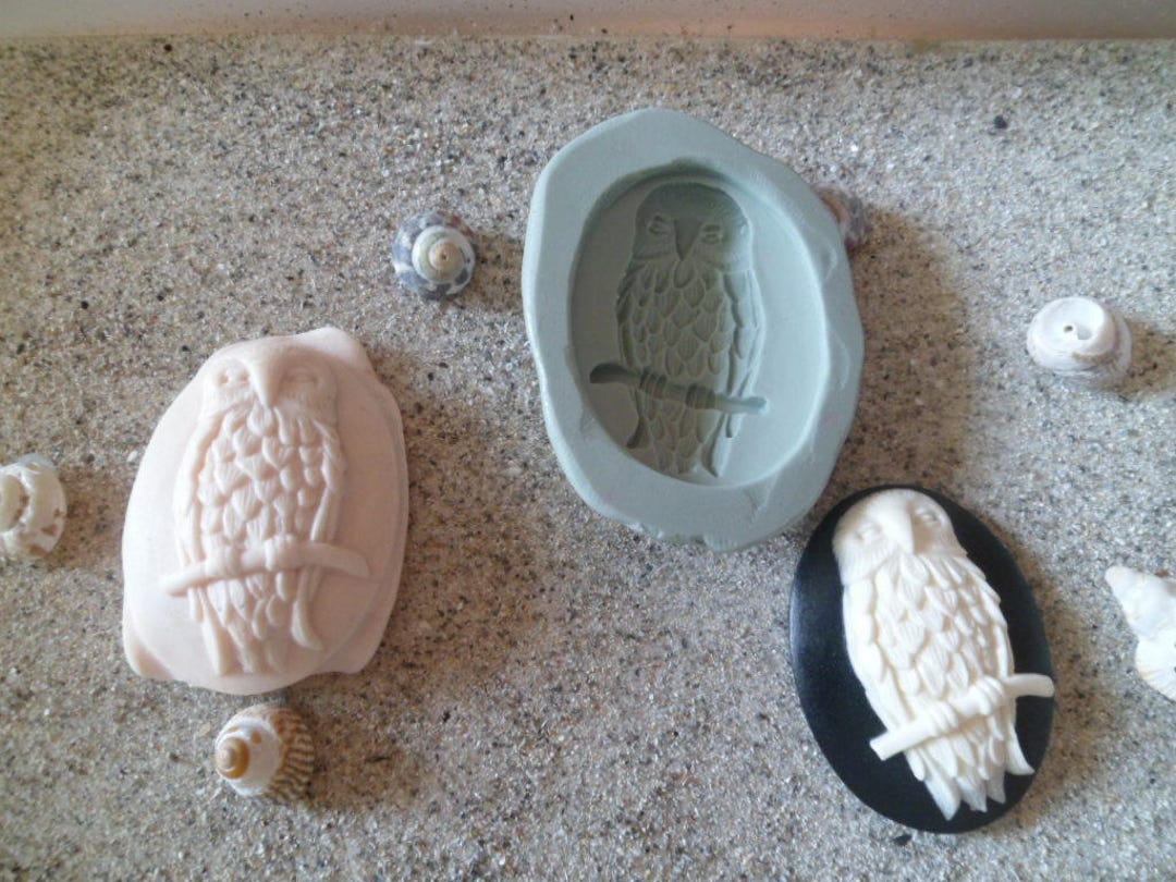 Silicone Mold Cameo Owl for Fimo Wepam Clay;;clay - Etsy