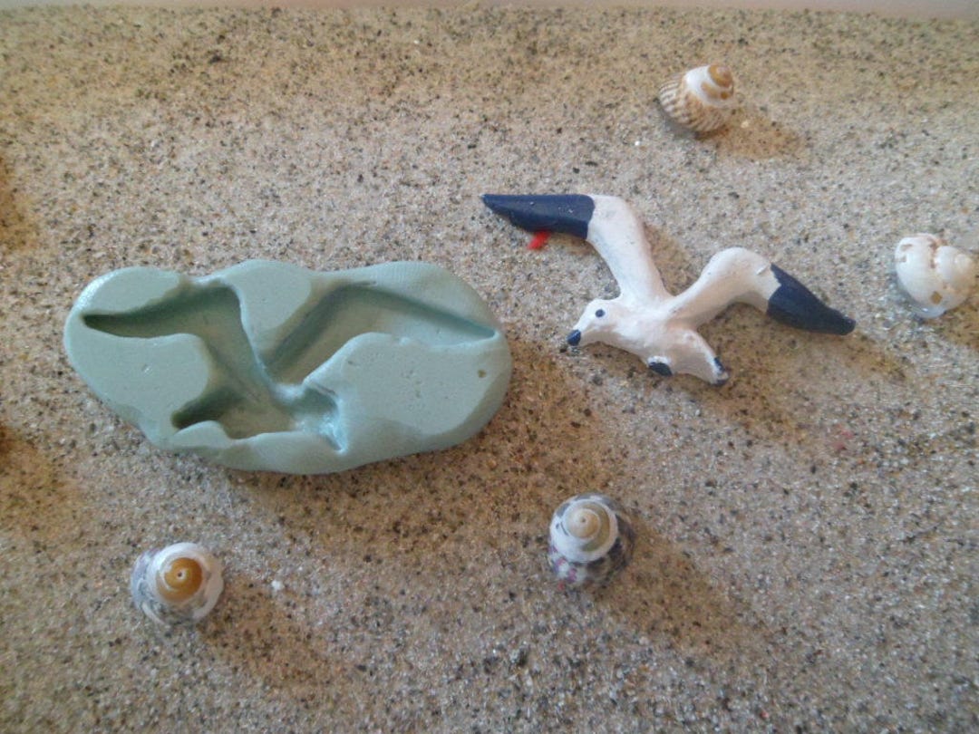 Seagull Silicone Mold for Fimo Wepam - Etsy