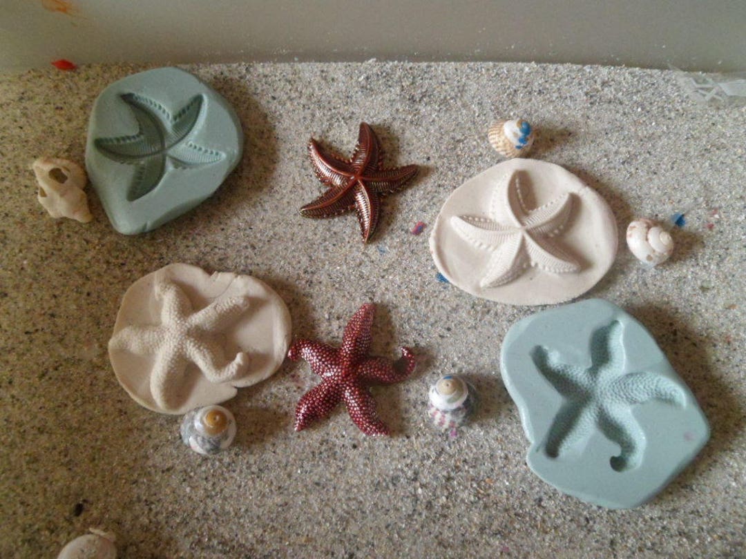 Starfish Silicone Molds 2 Models for Fimo Wepam Clay - Etsy