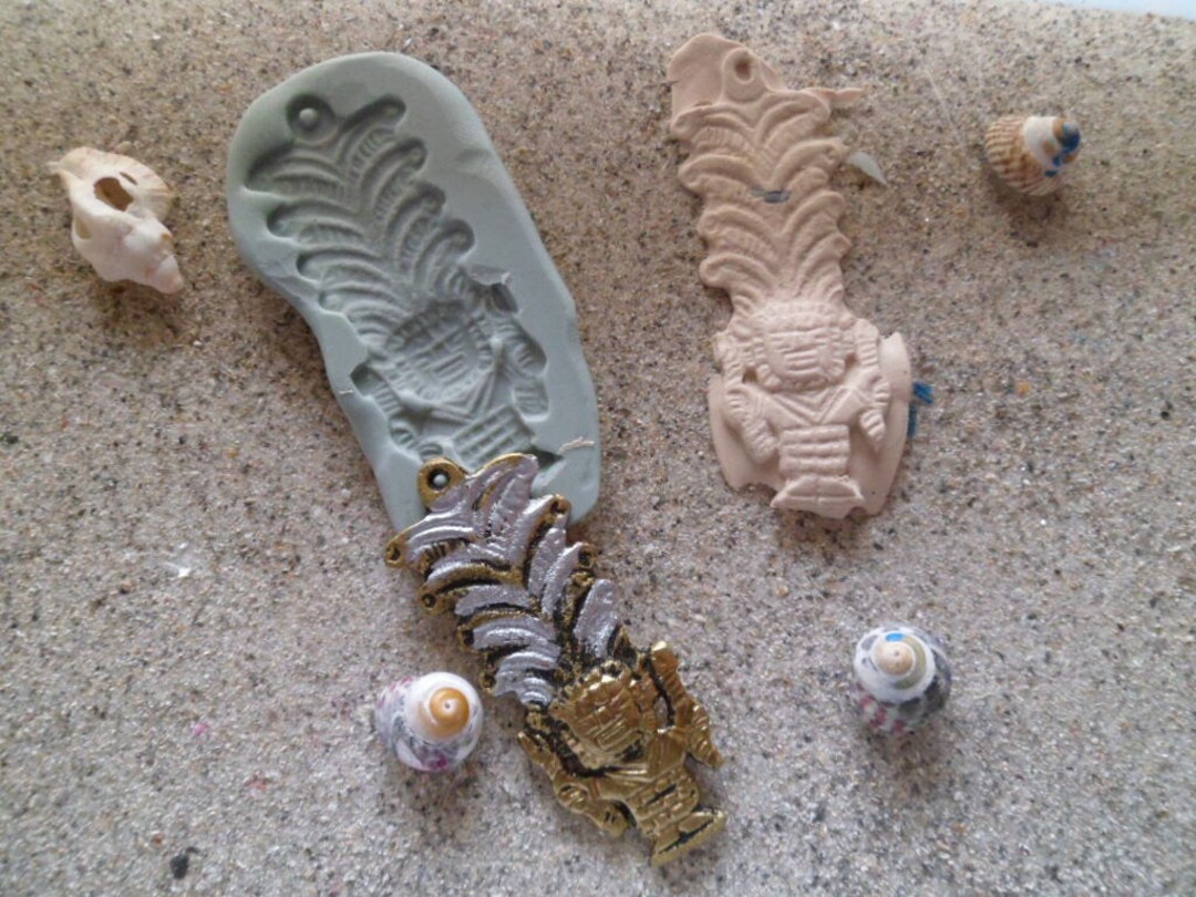 Silicone Mold Inca/mayan/aztec Statue for Fimo Wepam;;clay - Etsy
