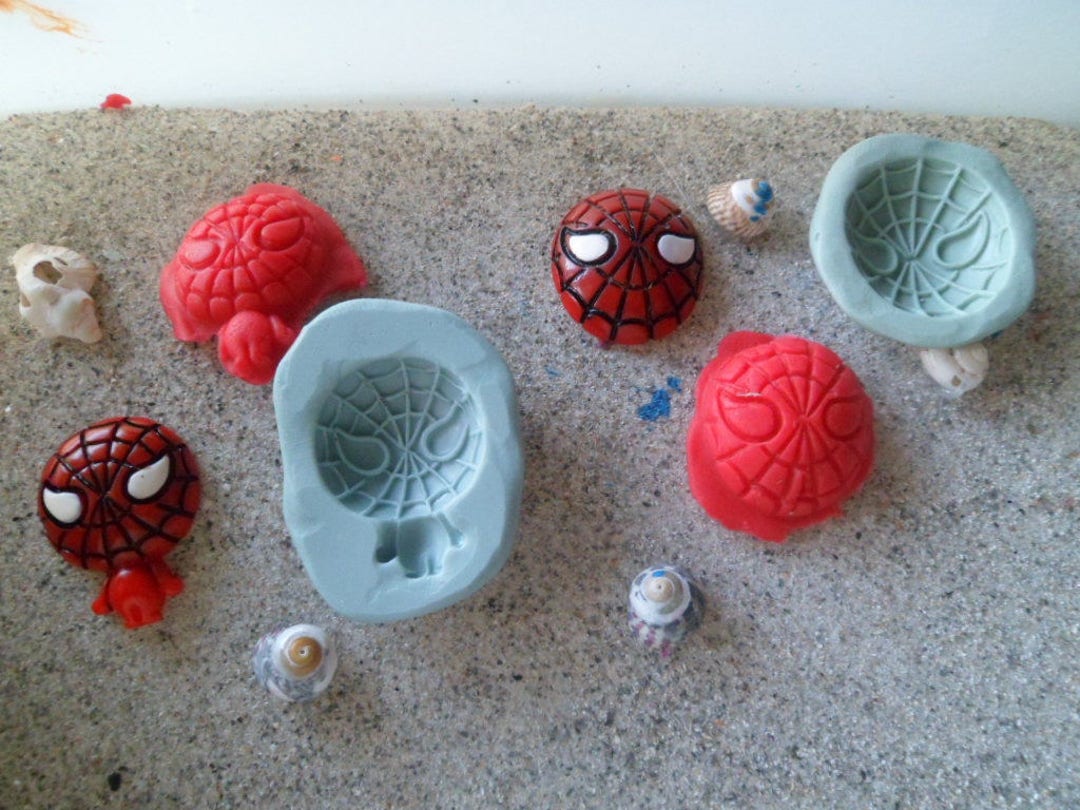 Spiderman Silicone Molds 2 Models for Fimo Wepam Clay - Etsy