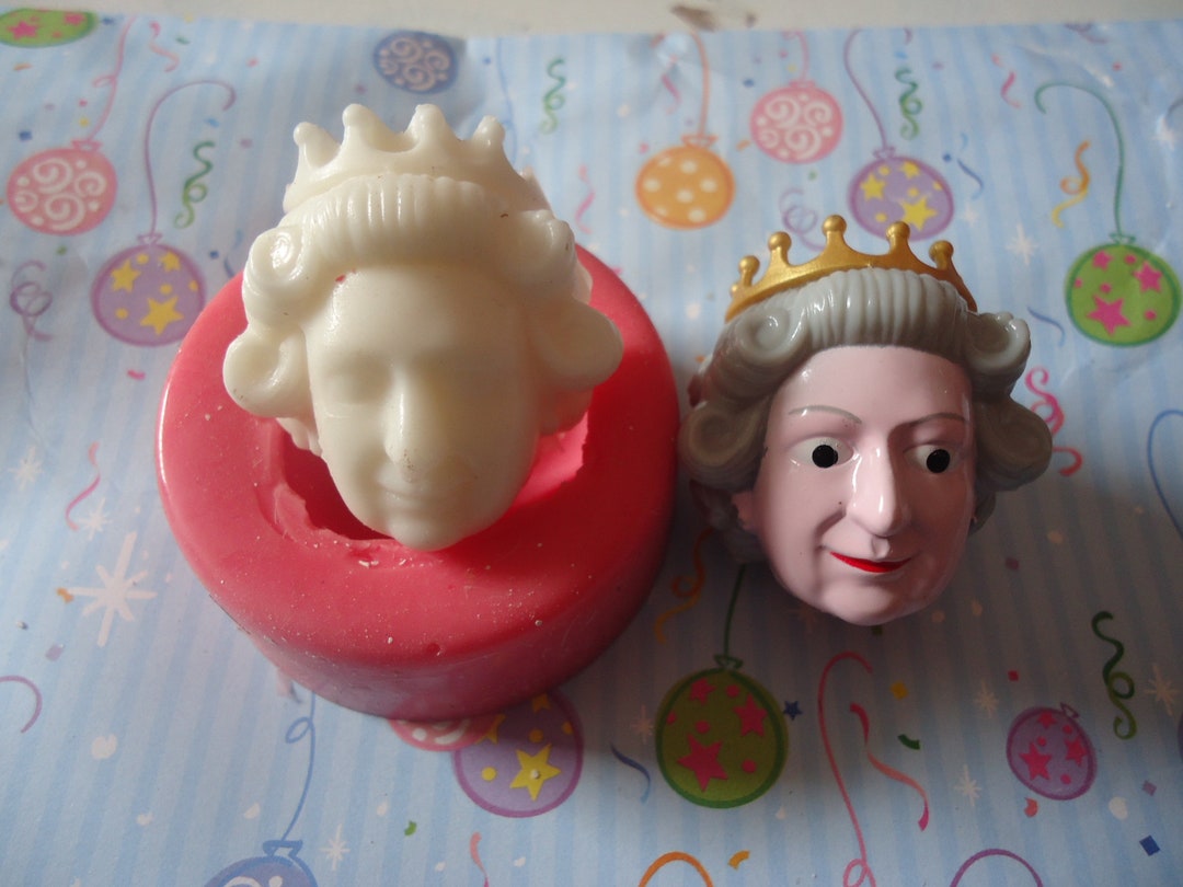 Queen Elizabeth II Face Silicone Mold for Resin Casting, Soap, Candles ...