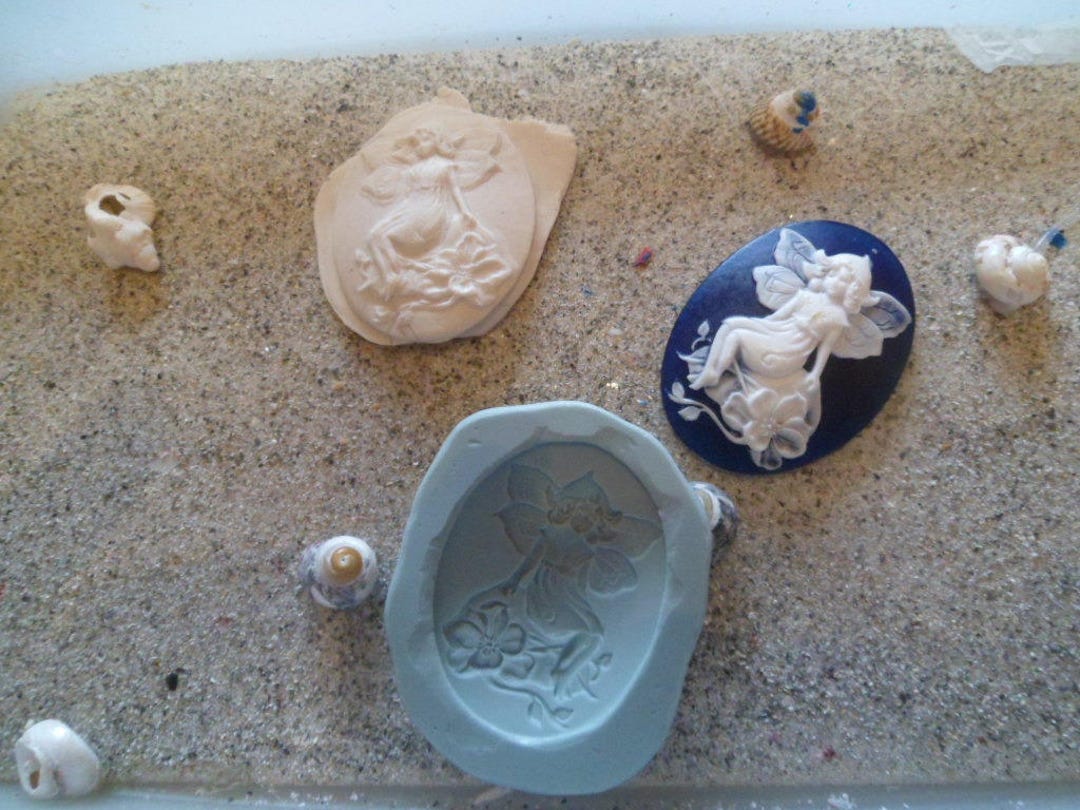 Silicone Mold Cameo Elf on Orchid for Fimo Wepam Clay - Etsy