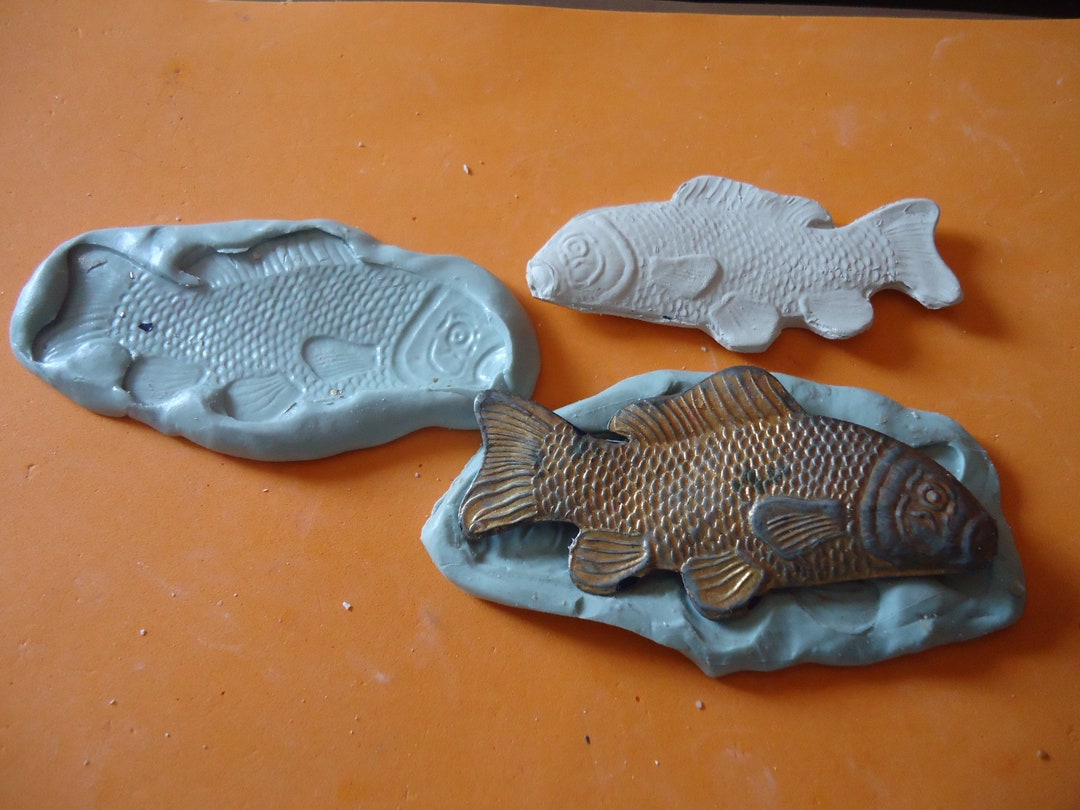 2-sided Fish Silicone Molds for Fimo Clay Wepam - Etsy
