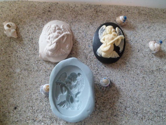 Silicone Mold Angel Came Mandolin for Fimo Wepam - Etsy