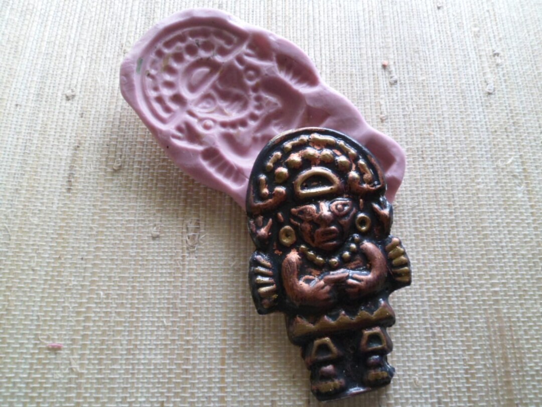 Inca Totem Silicone Mold for Fimo Wepam Clay;;clay - Etsy