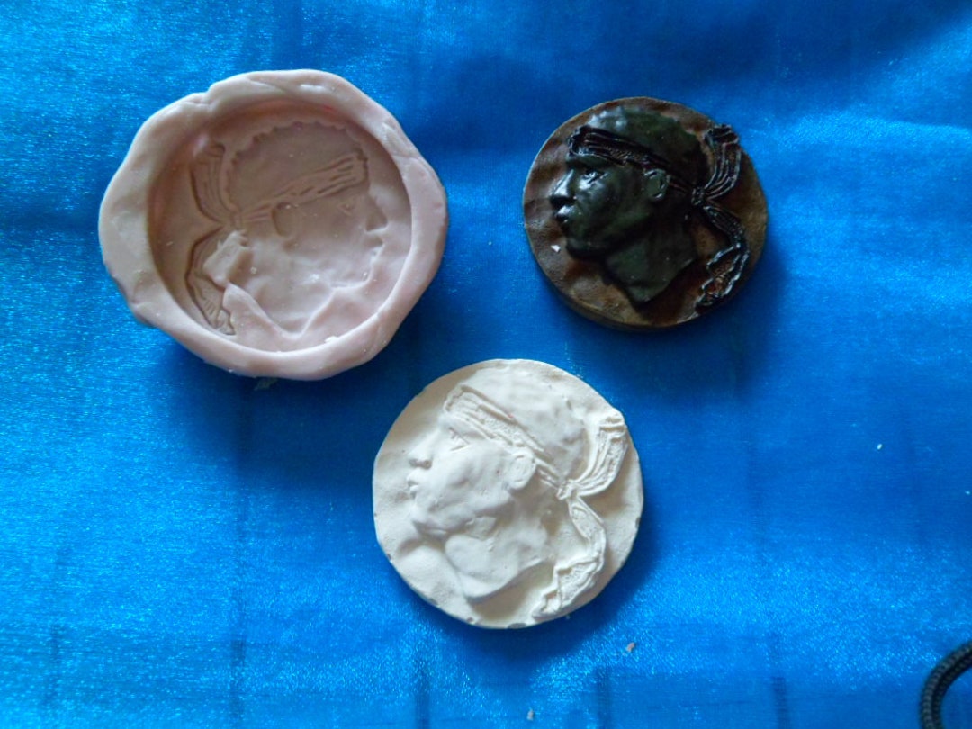 Corsican Moorish Medallion Silicone Mold for Fimo Wepam Clay - Etsy
