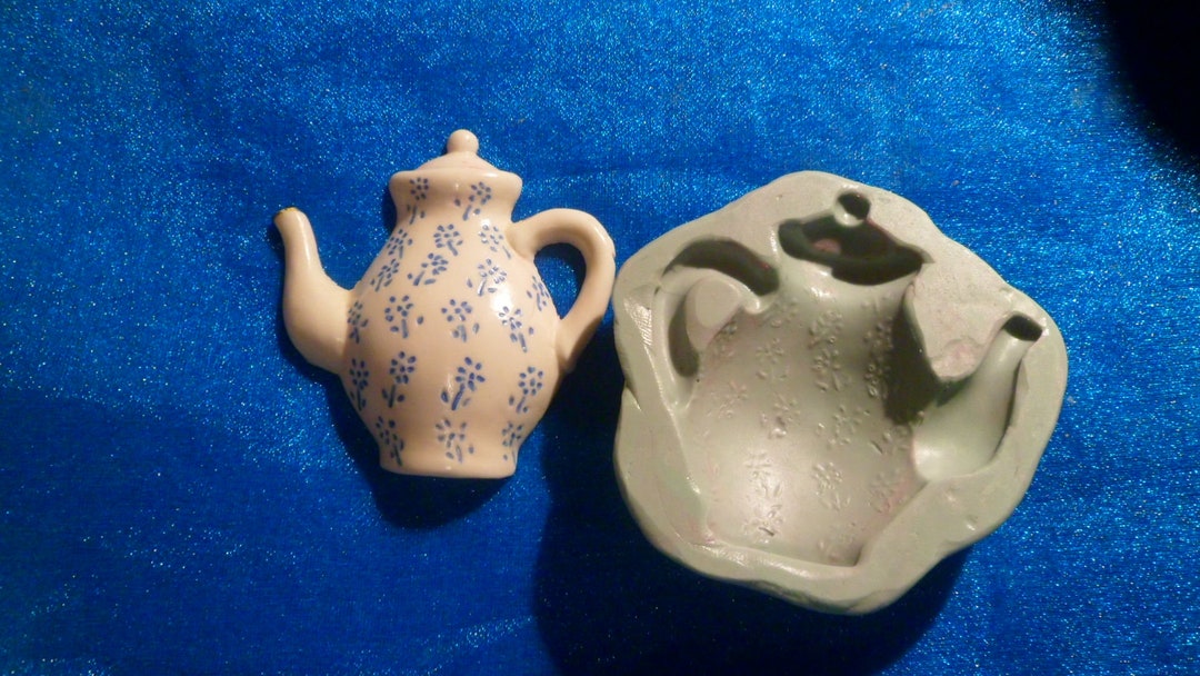 Silicone Mold Teapot With Flowers for Fimo Wepam; Clay - Etsy