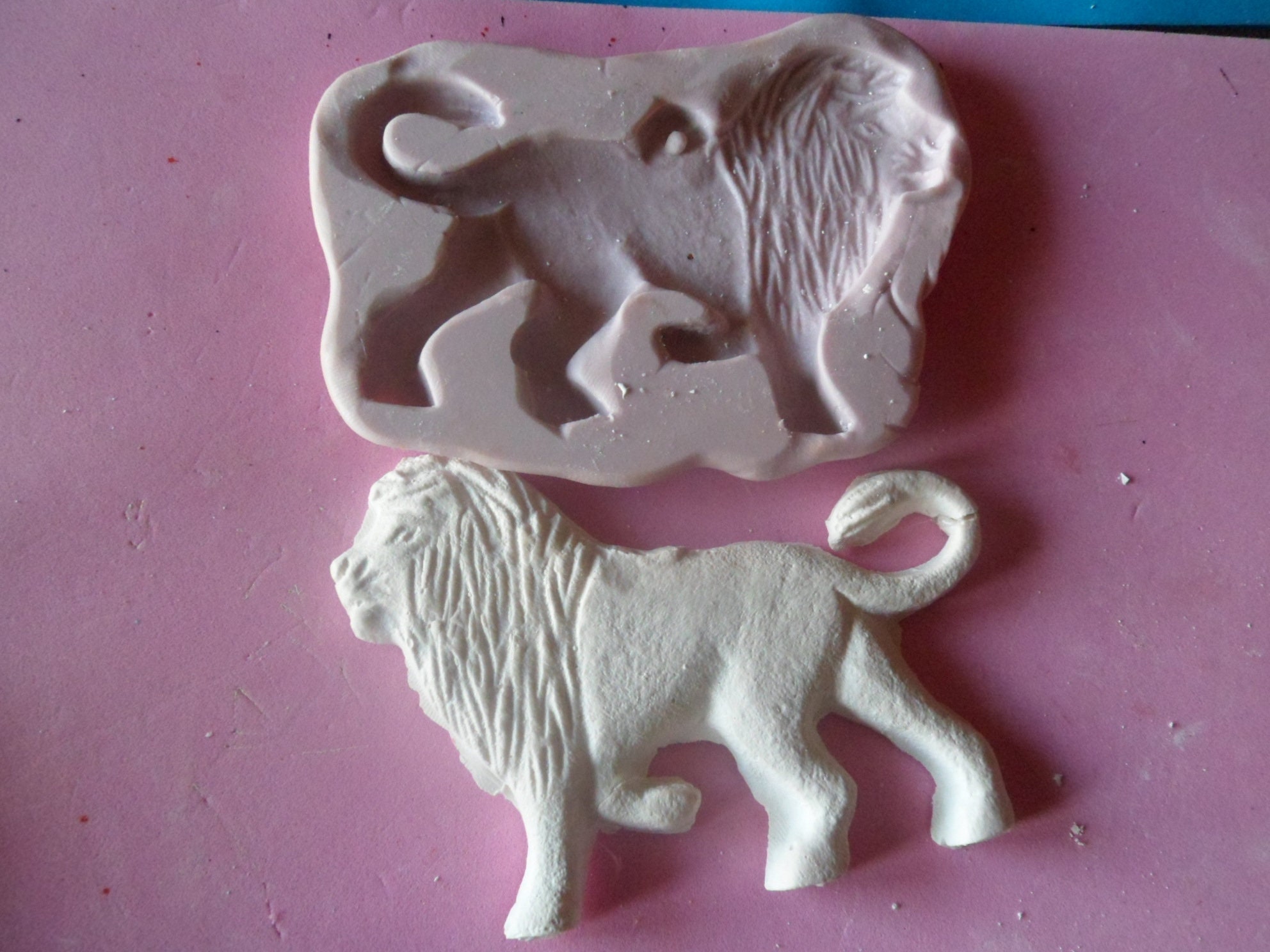 Molde de silicona GM Lion para arcilla fimo wepam - Etsy España