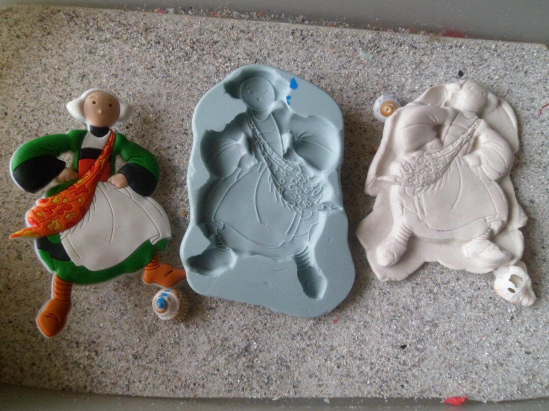Becassine Silicone Mold (GM Size) for Fimo, Wepam Clay - Etsy
