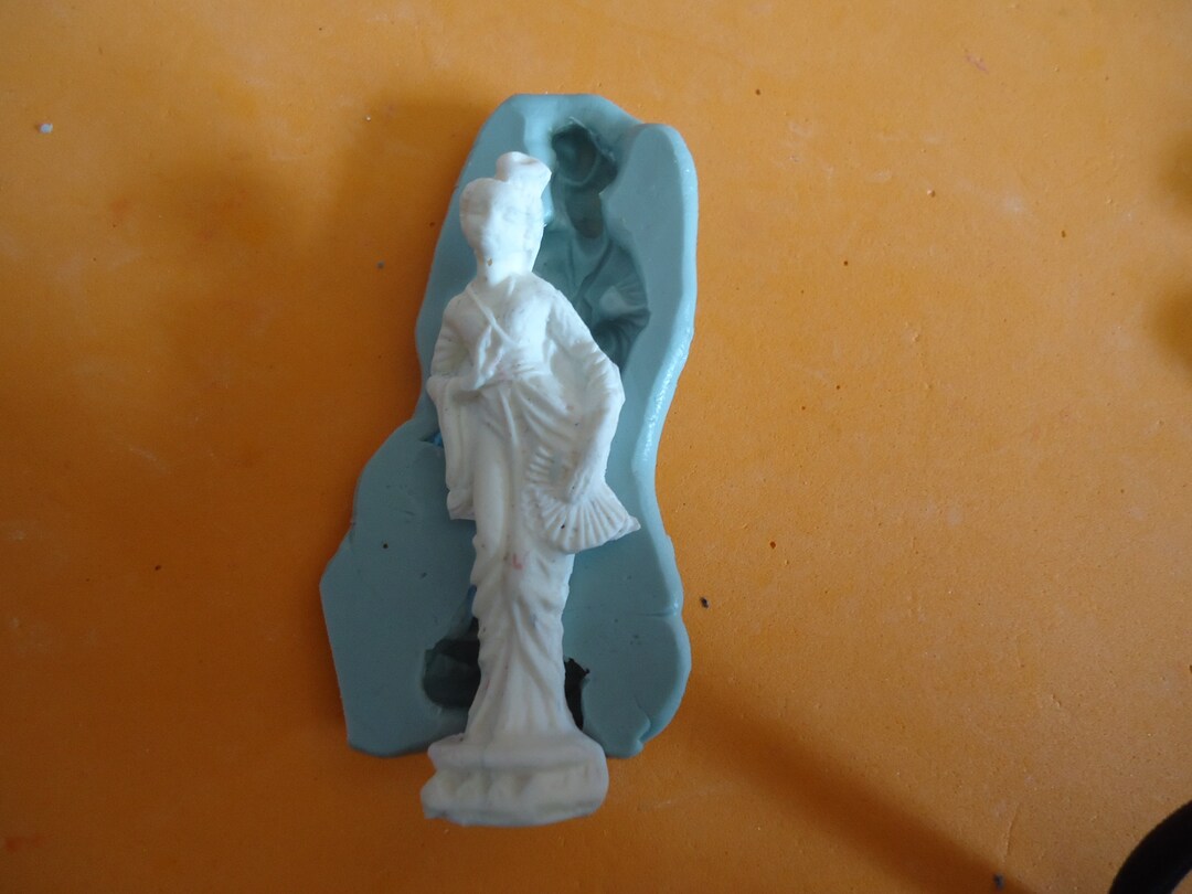 Silicone Mold Japanese Woman Old Style for Fimo Wepam Clay - Etsy
