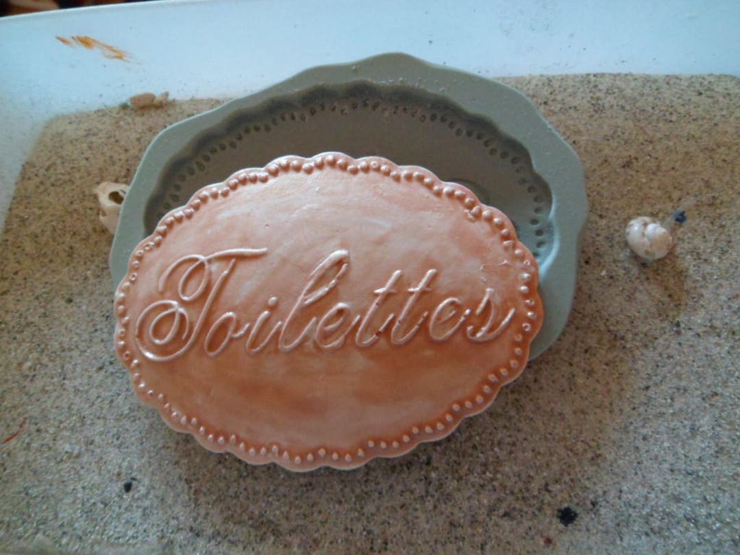 Silicone Mold Toilet Door Plate for Fimo Wepam ,,,clay;;clay - Etsy