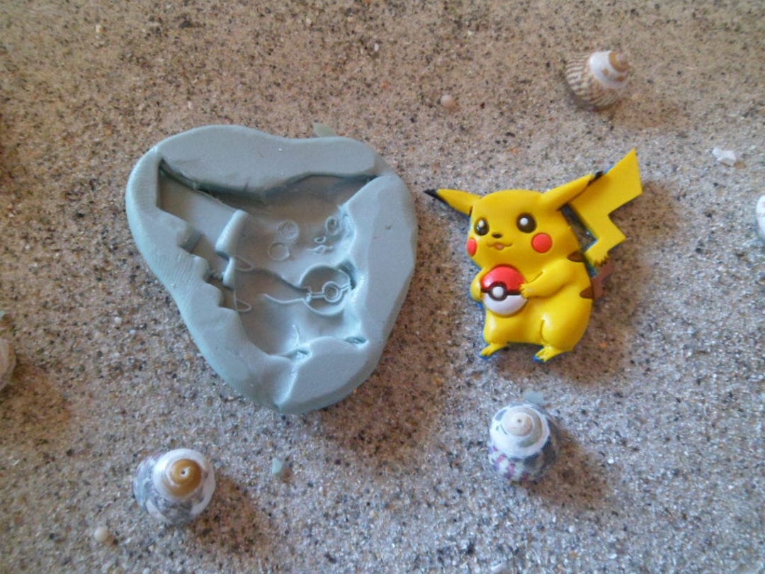 Moule silicone pokemon pikachu pour fimo wepam;;argile - Etsy France