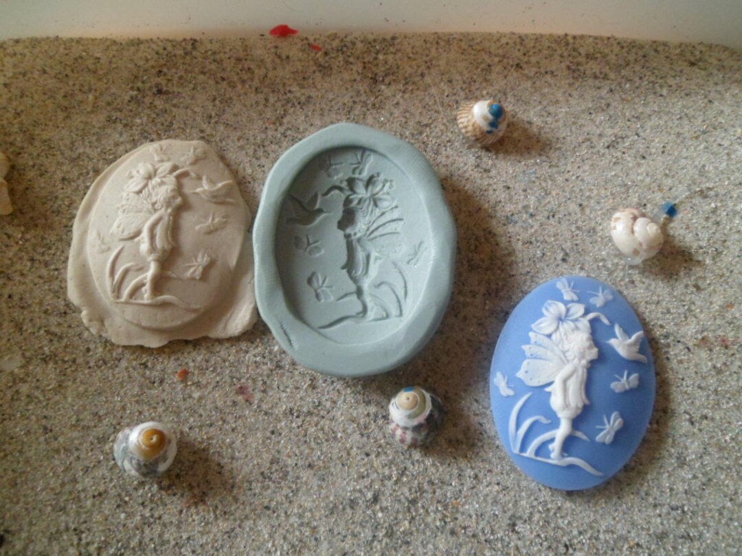Silicone Mold Cameo Elf and Bird for Fimo Wepam;;;;clay - Etsy