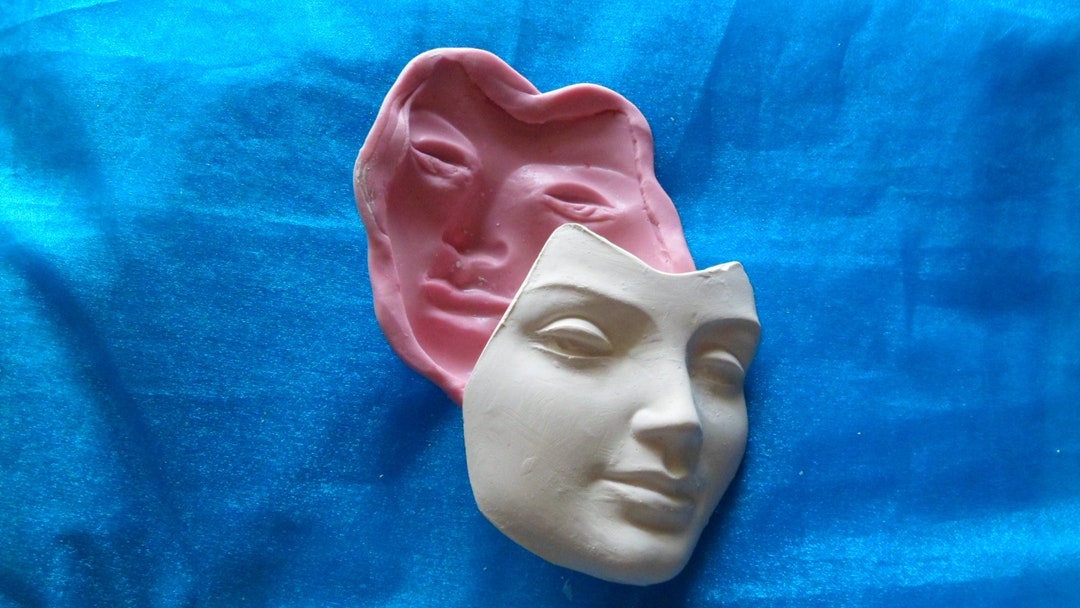 Silicone Mold Woman Face Gm for Fimo Wepam Clay - Etsy