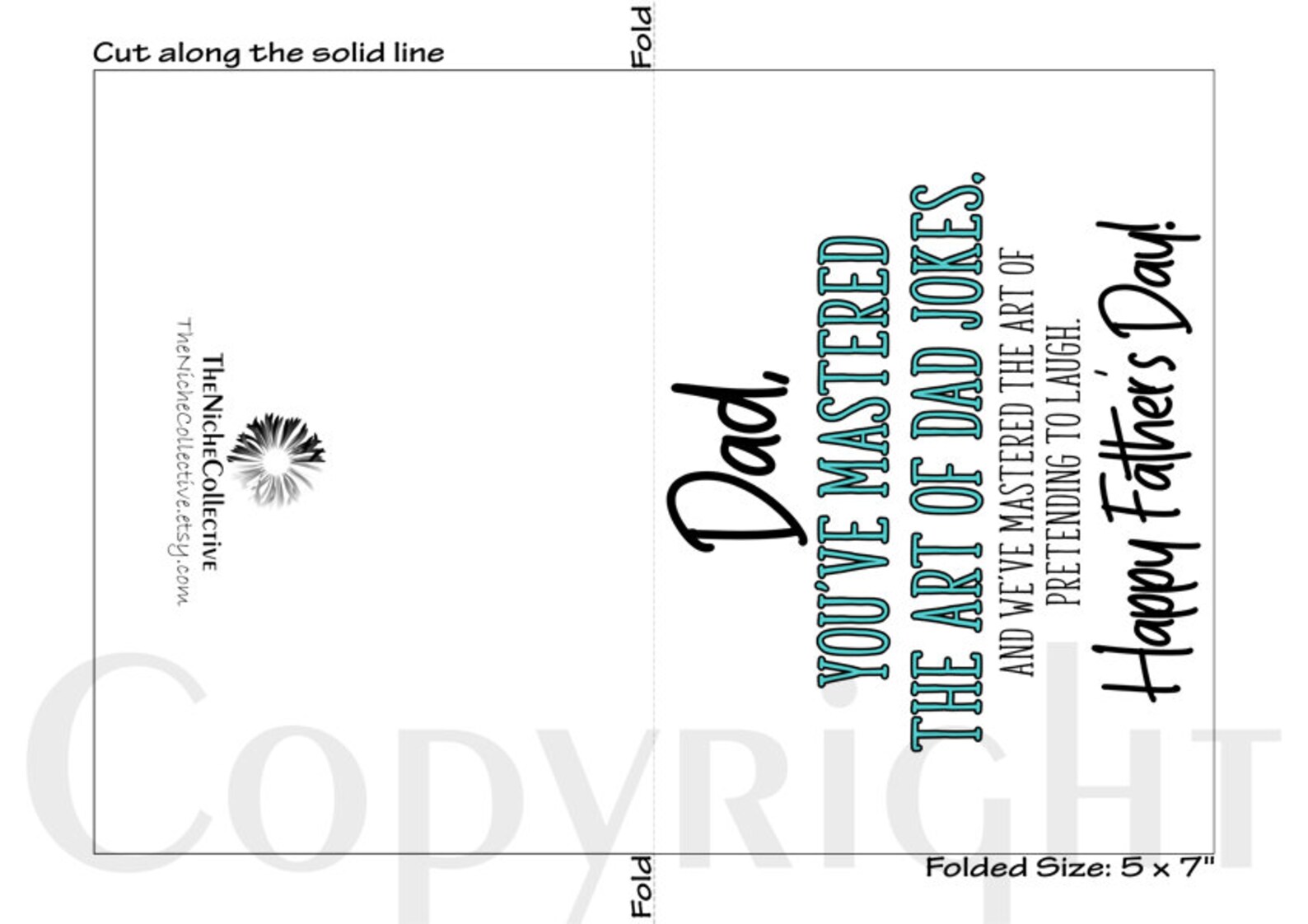 Funny Father's Day Card, Printable, Happy Father's Day Humor, Dad Jokes ...